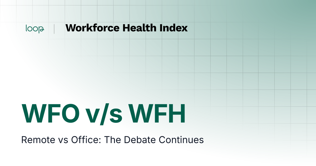 WFO v/s WFH | Workforce Health Index