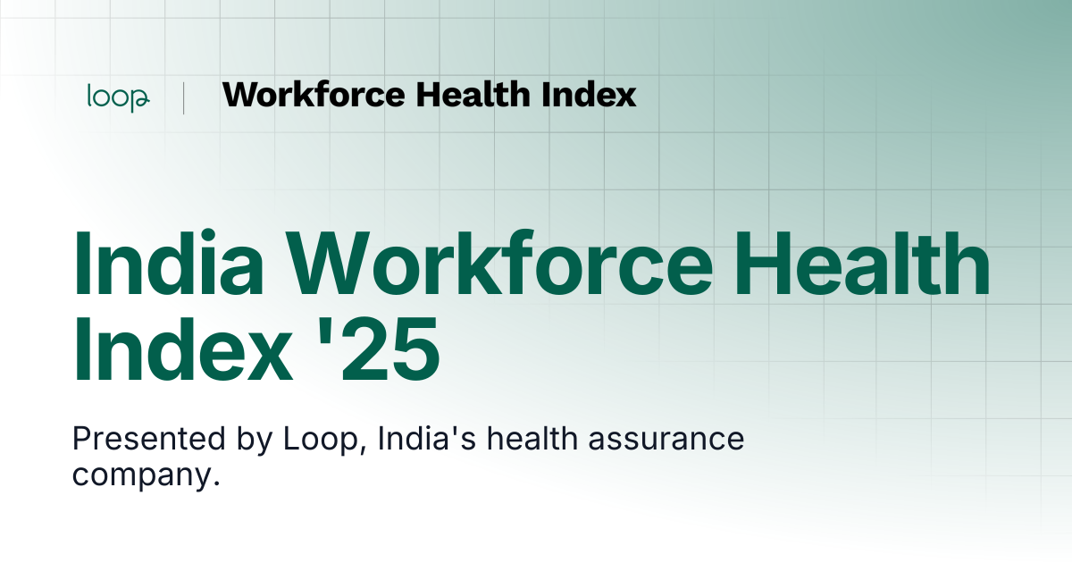 India Workforce Health Index '25 | Workforce Health Index